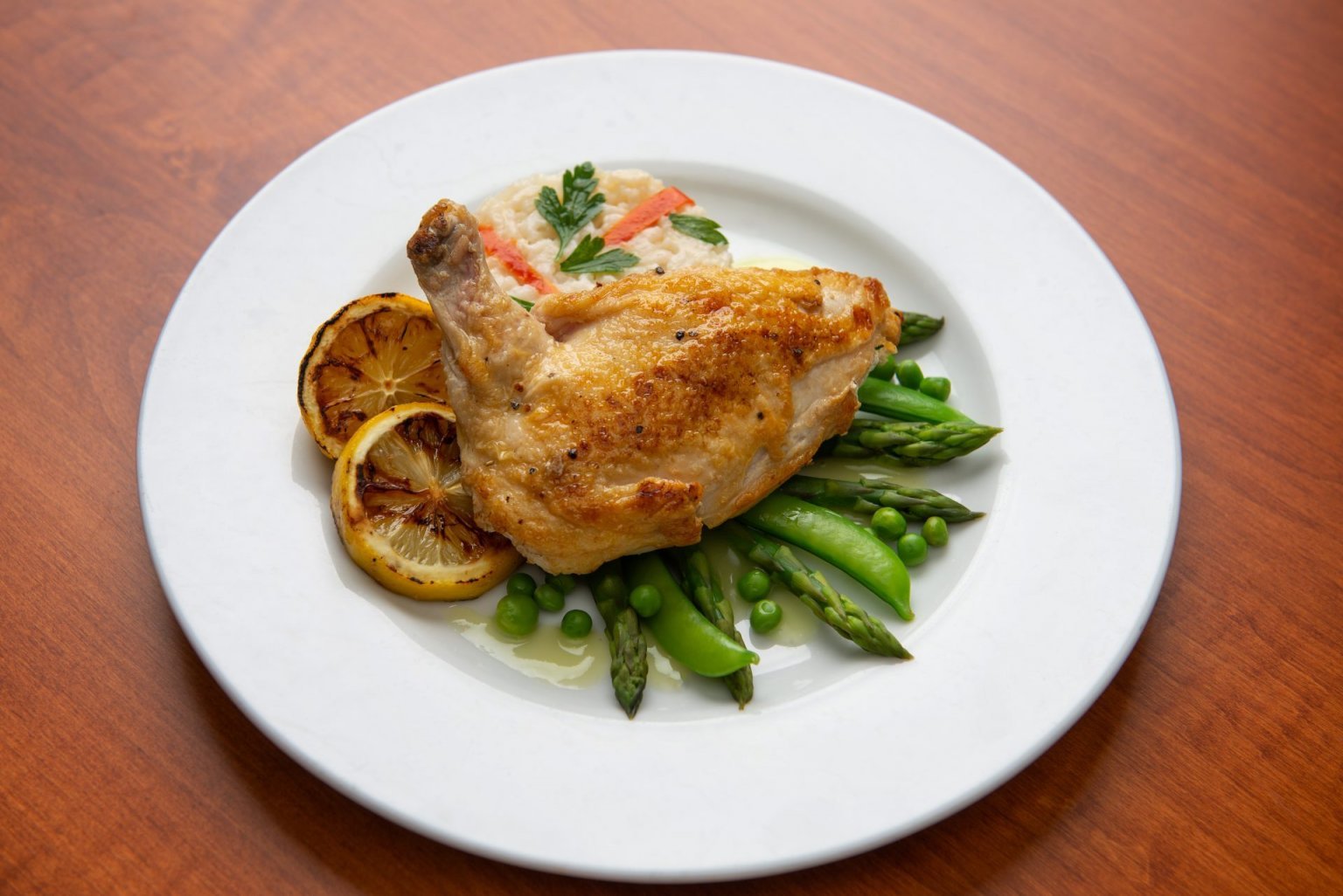 Seated-Served Wedding Reception – Chicken Entrées Menu